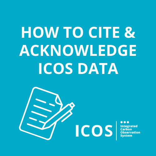 How to Cite and Acknowledge ICOS data | ICOS